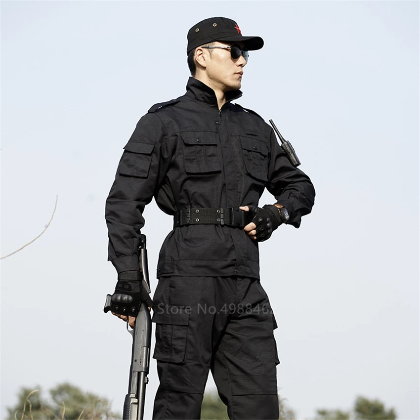 Black Tactical Suit