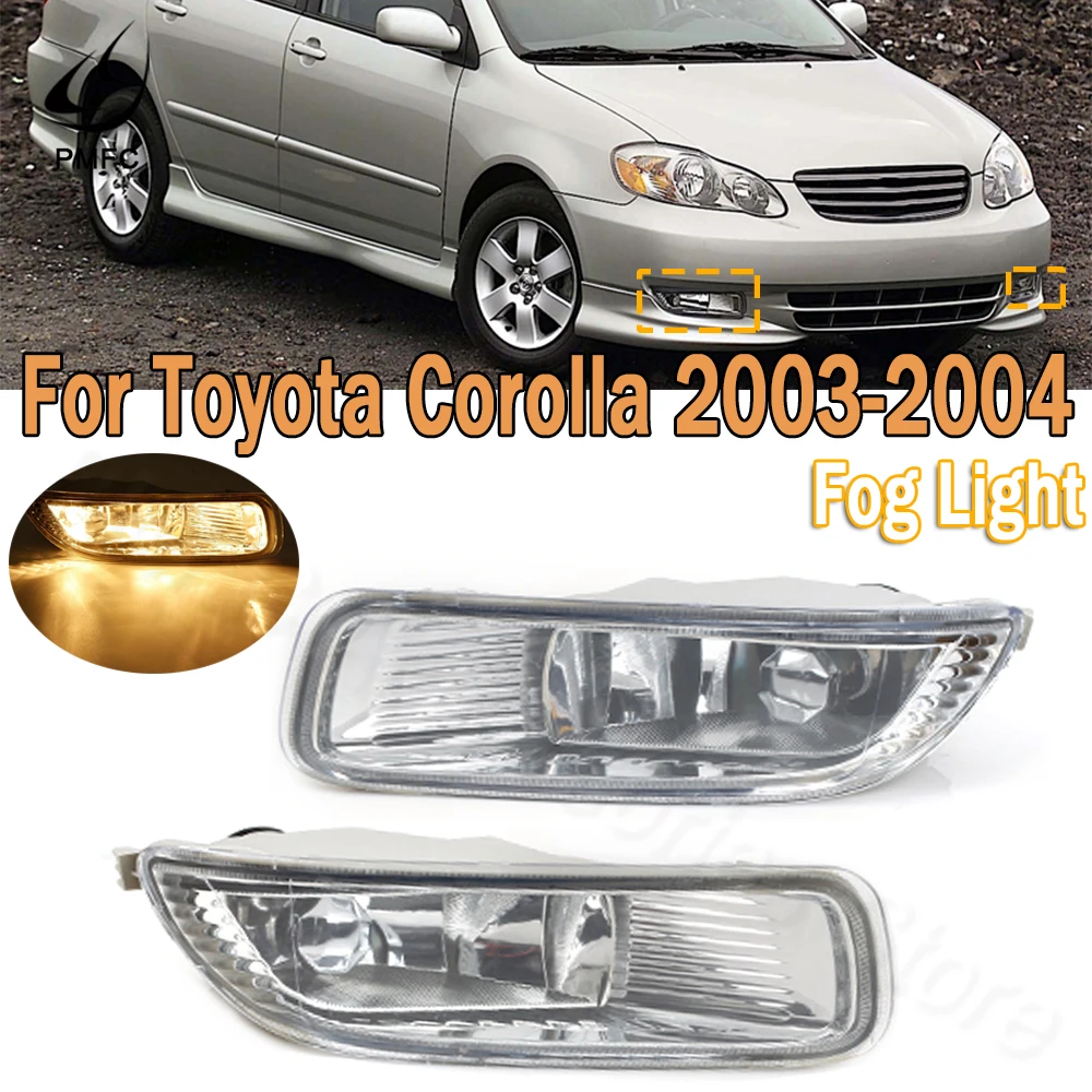 PMFC-Front-Bumper-Fog-Light-Fog-Lamp-Assembly-Clear-Lens-With-Bulb-For ...