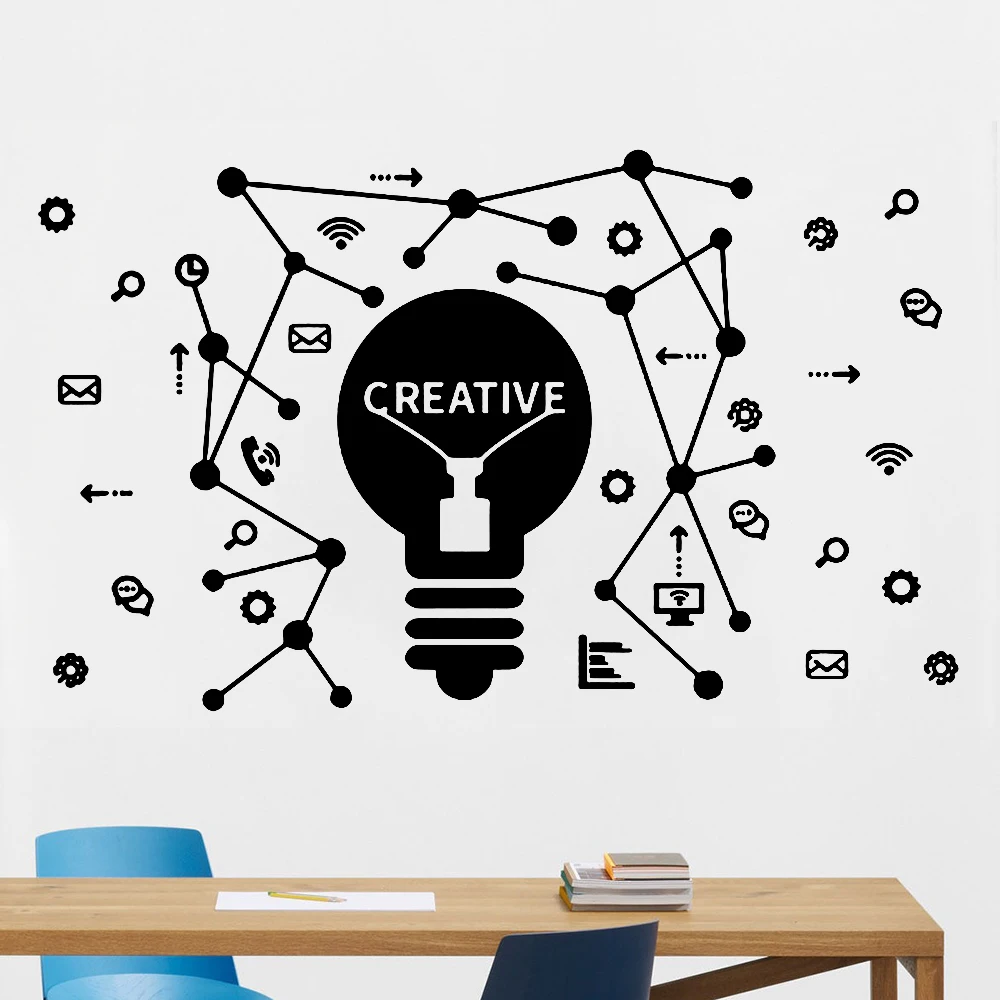 Creative-Wall-Sticker-Office-Art-Decor-Motivational-Quotes-Vinyl-Wall ...