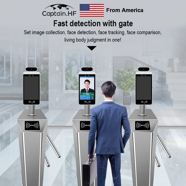 Access Control For Entrance, Face Recognition, Pass by Face ID, IR Non ...