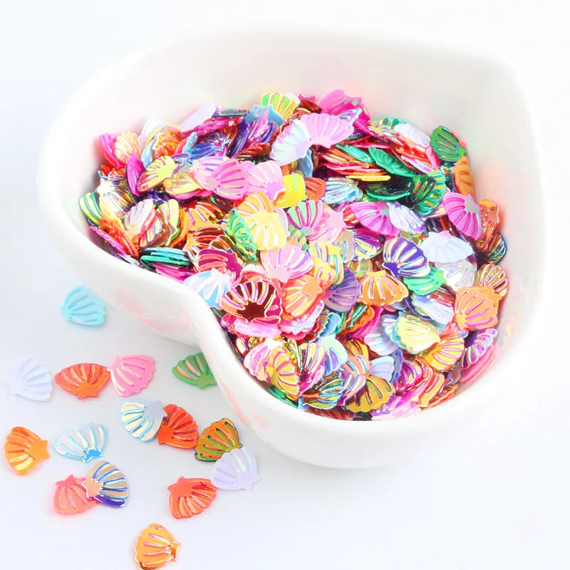 Shell Shape Loose Sequins Glitter 7mm Paillettes Sequin for Nail Arts ...