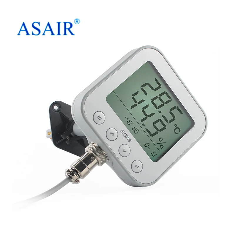 ASAIR Sensor de temperatura y humedad AF3020A, transmisor para tubería ...
