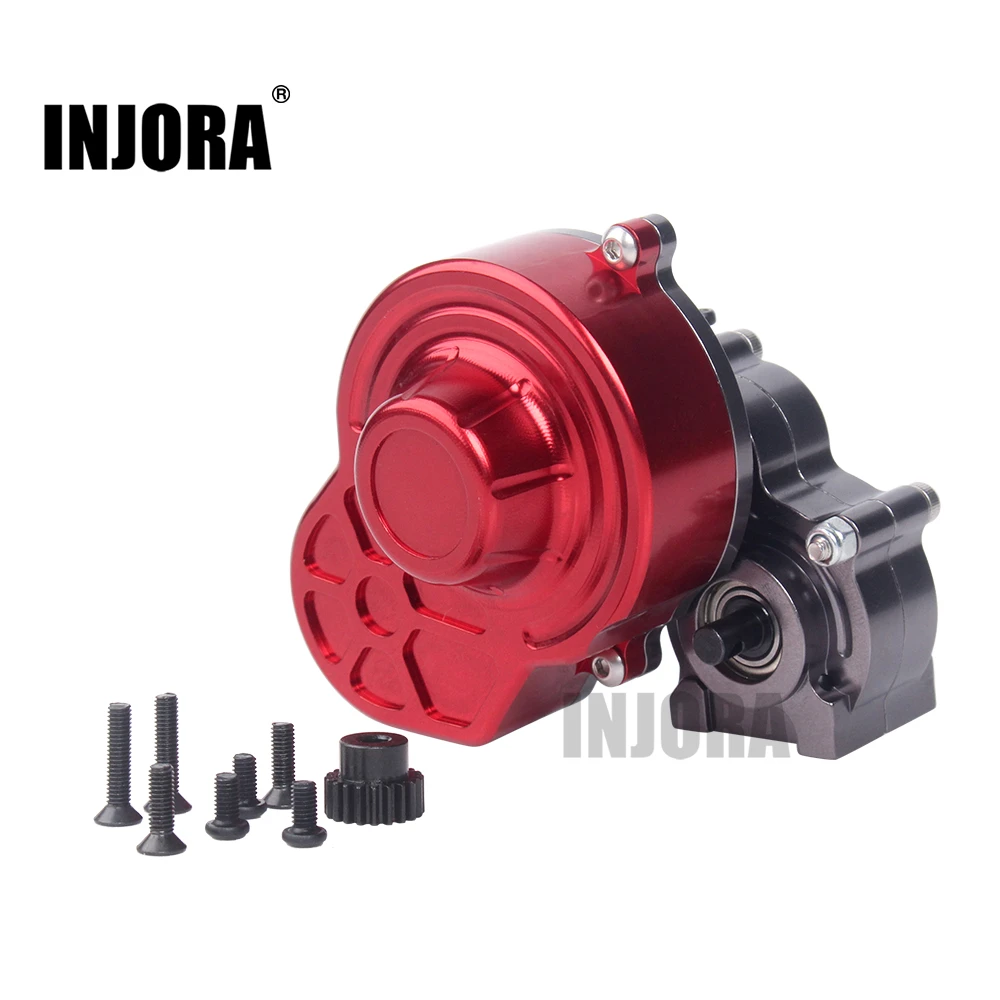 Injora Complete Metal Scx10 Gearbox Transmission Box With Gear For 1/10 ...
