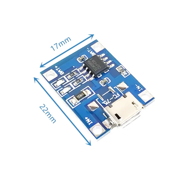 5PCS 5V 1A Micro USB 18650 type-c Lithium Battery Charging Board ...
