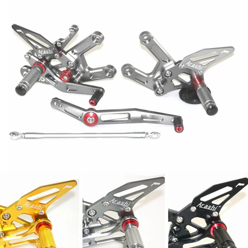 Support-de-pied-arri-re-r-glable-CNC-pour-moto-YAMAHA-R6-2006-2007-2008 ...