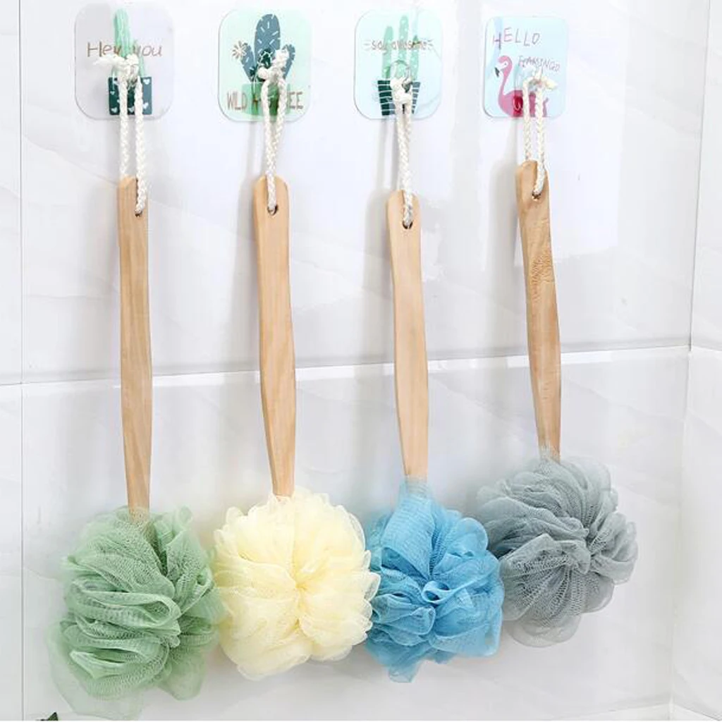 Long-Handle-Mesh-Pouf-Bath-Sponge-Shower-Body-Back-Scrubber-on-a-Stick ...