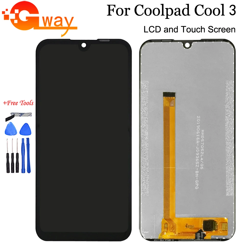 Pantalla LCD negra de 5,71 pulgadas para Coolpad Cool 3, montaje de ...
