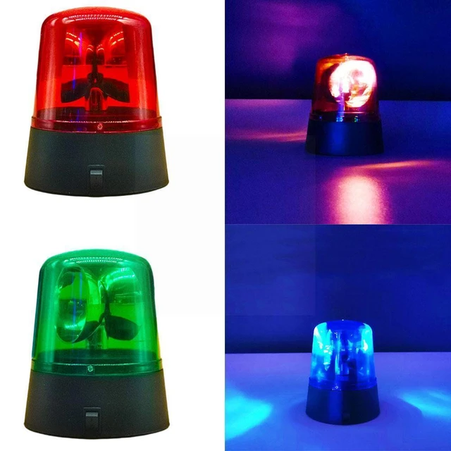 Rotating Police Lights Party