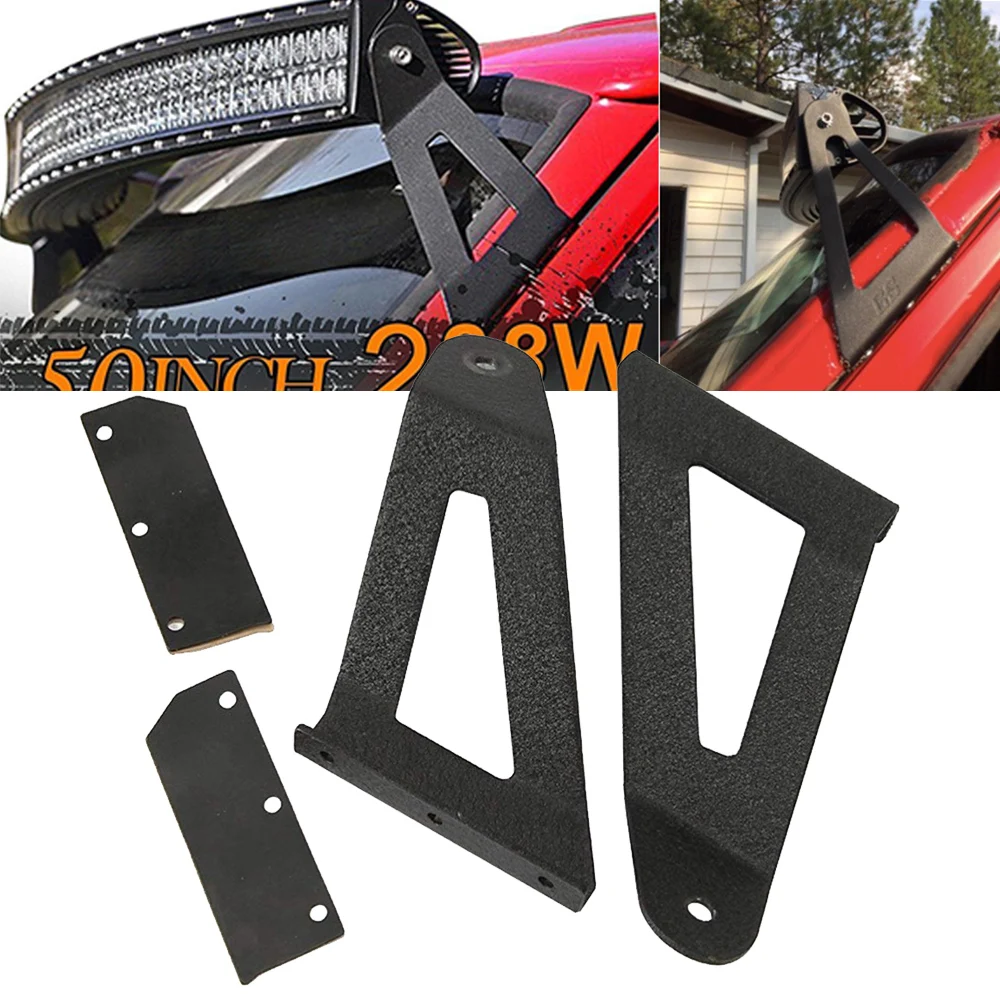 Pair LED Light Bar Mounting Brackets for Jeep Cherokee XJ 1984-2001 for ...
