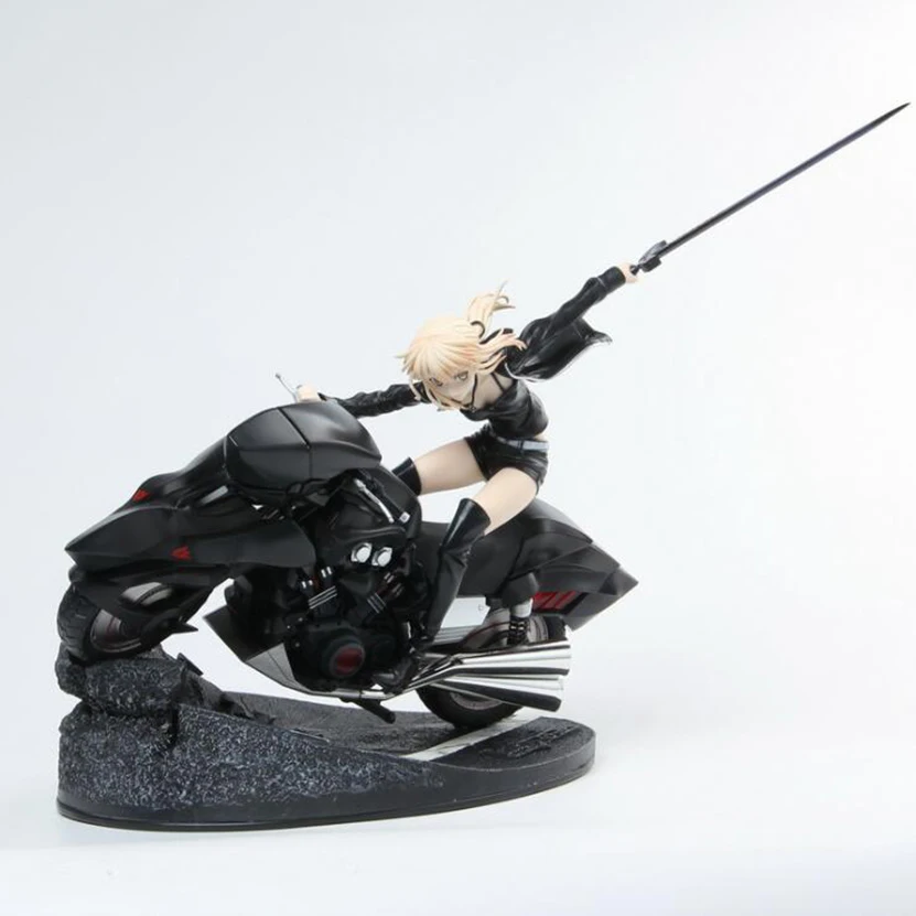 27cm FateGrand Order Altria Saber Alter Cuirassier Noir Bike 18 Scale ...