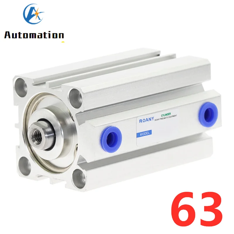 Piston Cylinder | Pneumatic Parts - Type Bore 63mm 5/10/20/25/30/40/50/100mm Double - Aliexpress