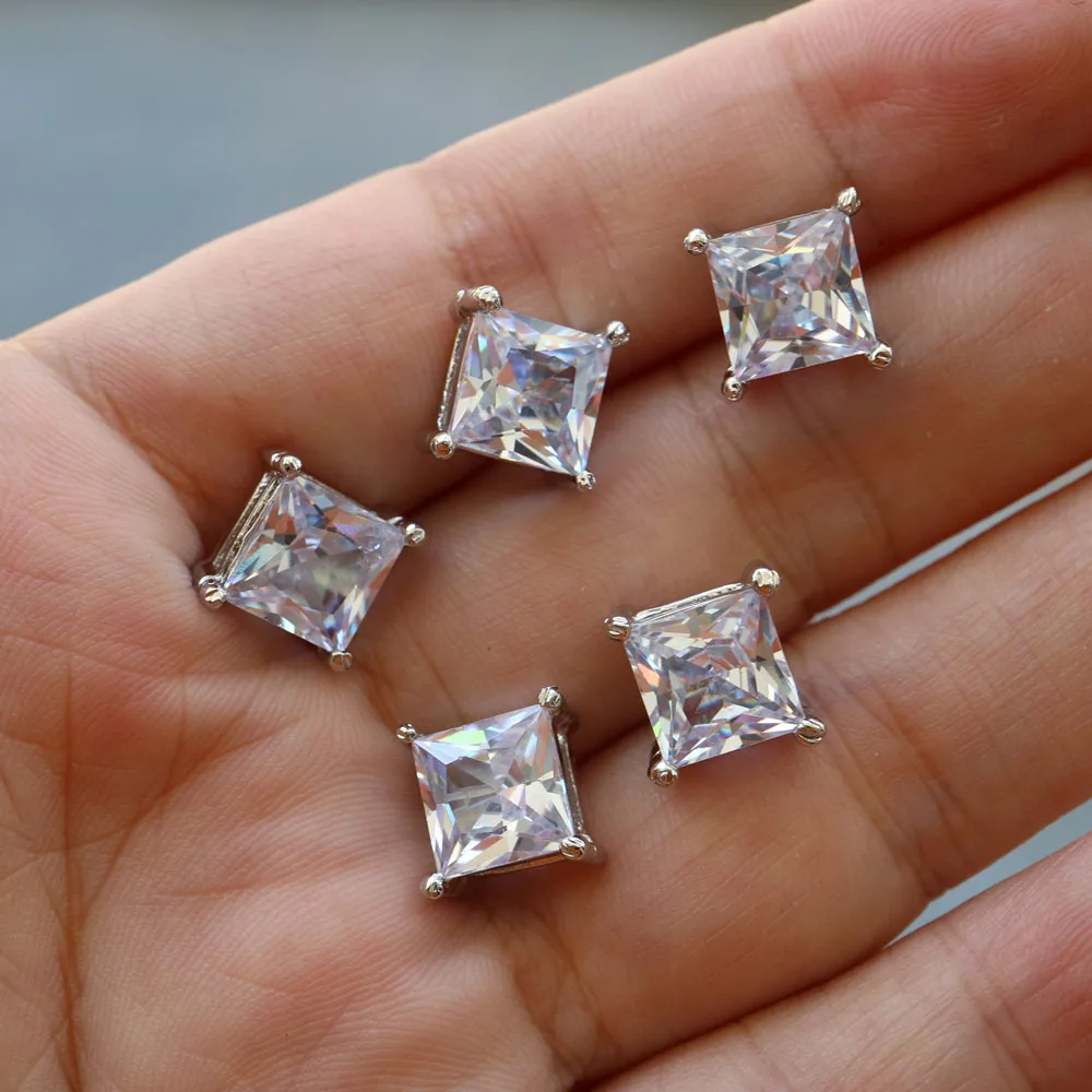 5pc-lot-DIY-square-crystal-buttons-Cubic-zirconia-button-for-coat ...