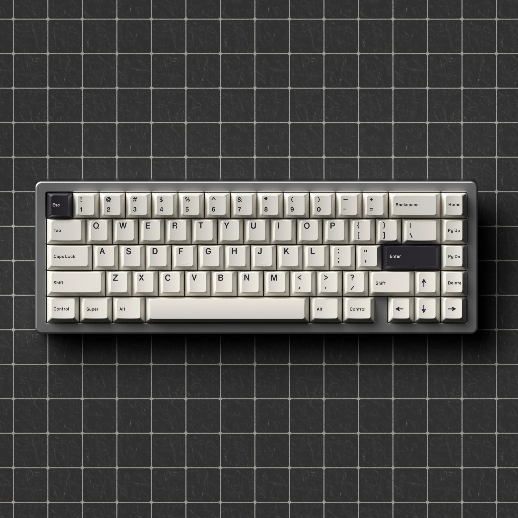 Jkdk Black And White Bow Keycap Cherry Profile Pbt Dye Subbed Key Caps ...