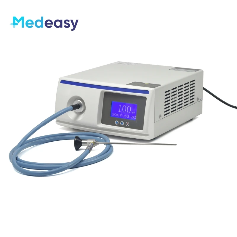 120W-Medical-Endoscopy-Led-Light-Source-with-2-5m-Light-Guide-Cable-for ...