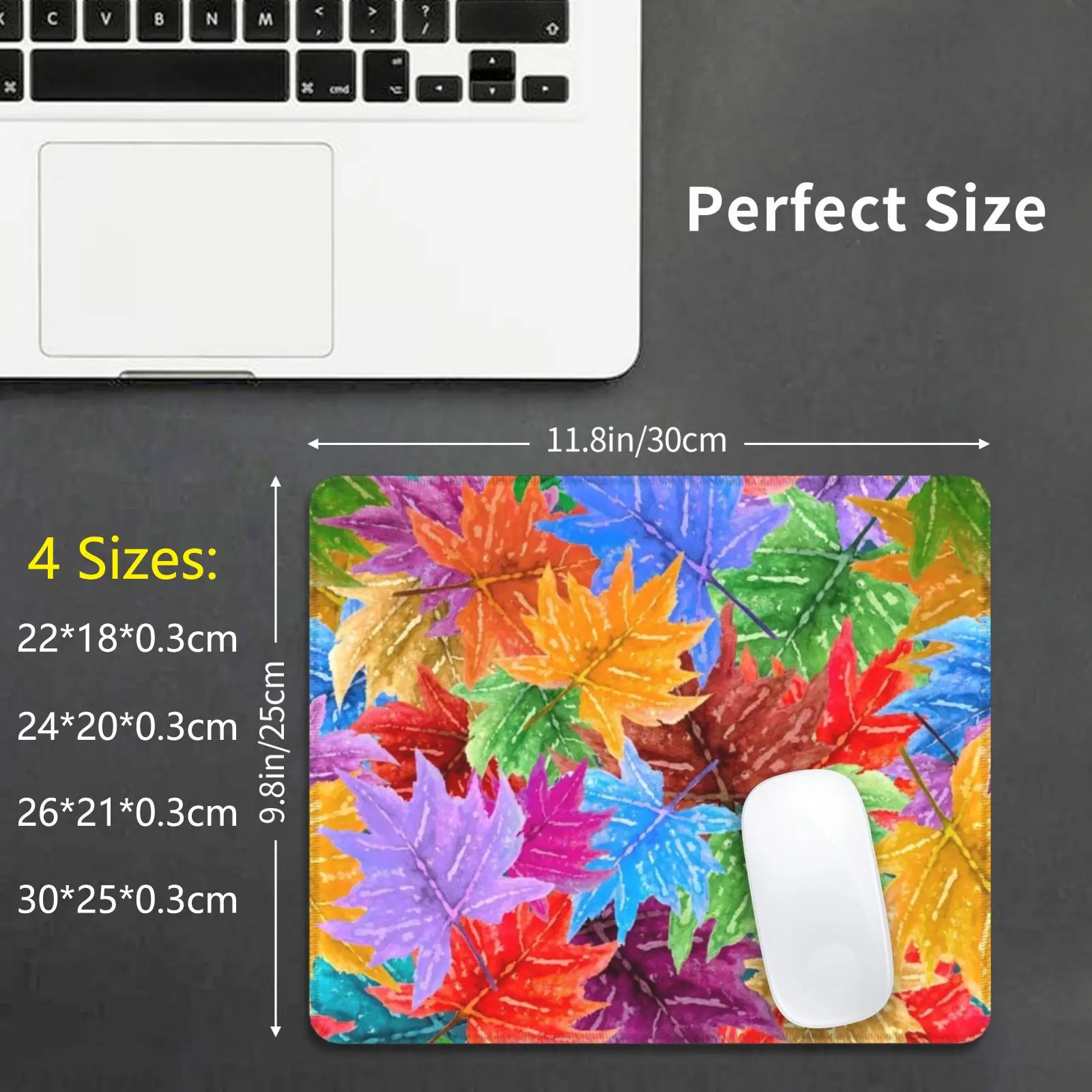 Leaf-Litter-Mouse-Pad-DIY-Print-Leaf-Litter-Sheet-Leaves-Autumn ...