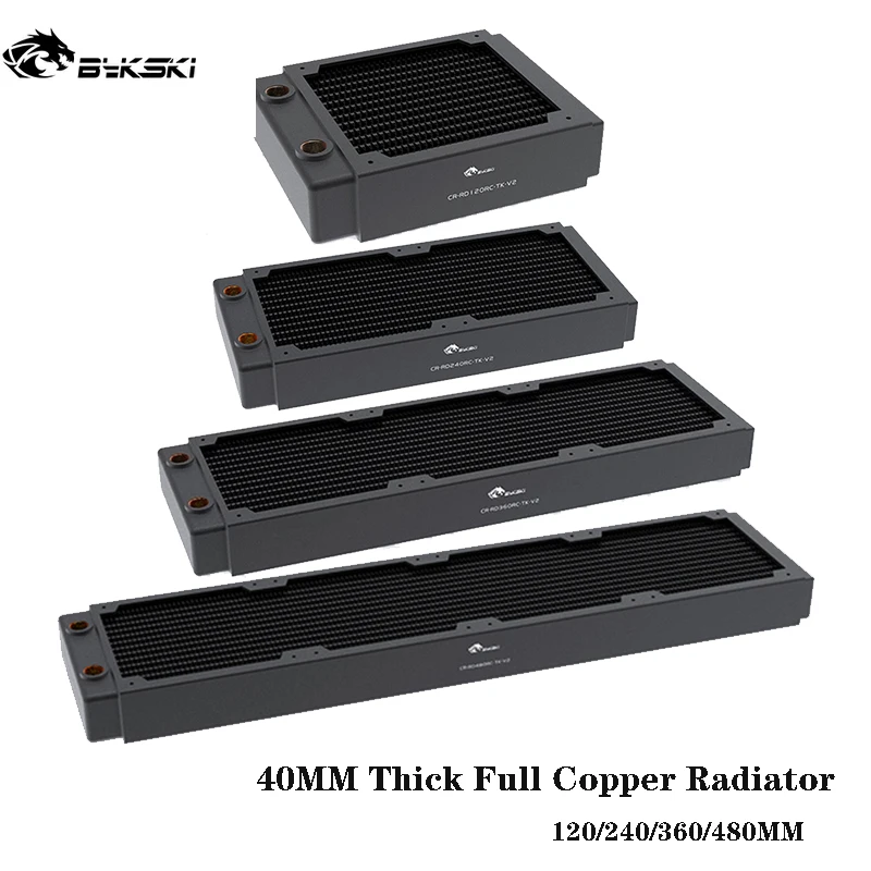 Bykski Version 2, 40cm Thick Full Copper Water Cooling Radiator ...