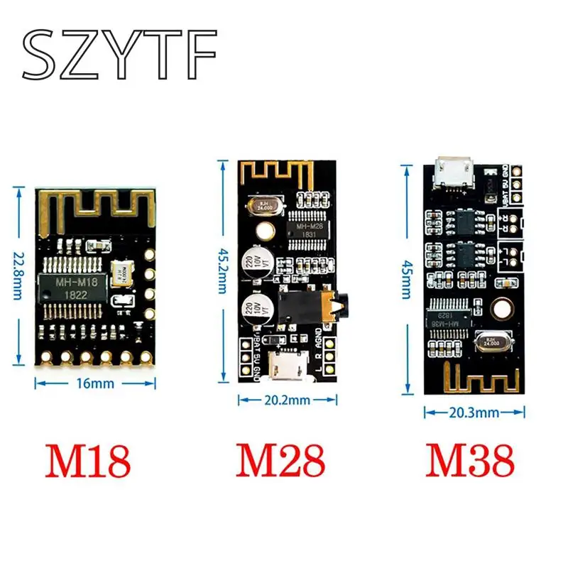 MH MX8 M18/M28/M38 Wireless Bluetooth Audio Module 4.2 Stereo Lossless ...