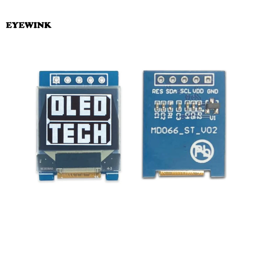 0.66 Inch Oled Module 6448 White Screen 64*48 64x48 Spi Iic I2c Interface Oled Lcd Display ...