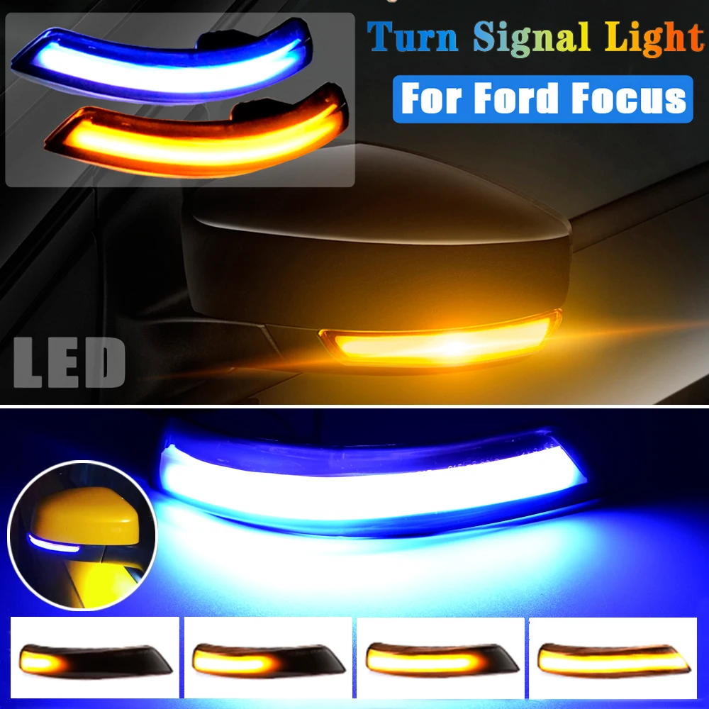 Dynamic Turn Signal Light LED Side Rearview Mirror Sequential Indicator ...