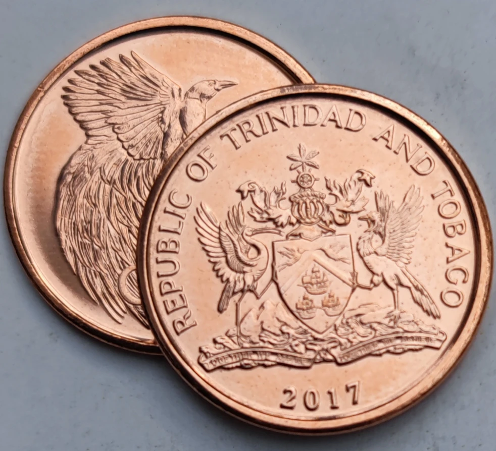 21mm Trinidad And Tobago ,100% Real Genuine Comemorative Coin,original ...