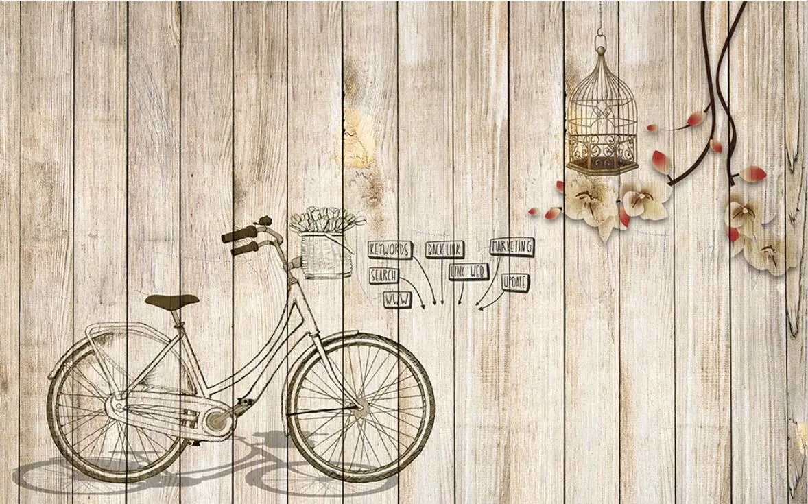 Vintage Bicycle Wallpaper