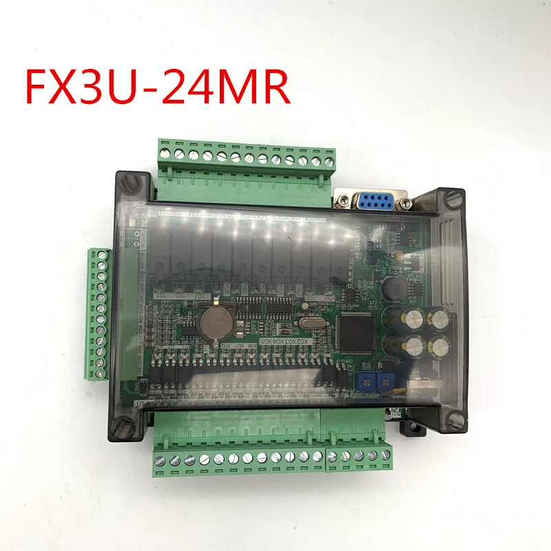 Fx3u-24mr/24mt 6ad 2da High Speed Plc Industrial Control Board With 485 Communication And Rtc ...