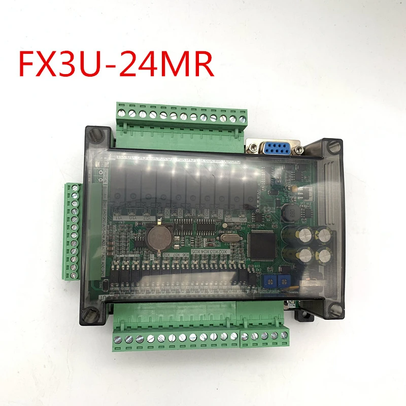Fx3u-24mr/24mt 6ad 2da High Speed Plc Industrial Control Board With 485 ...