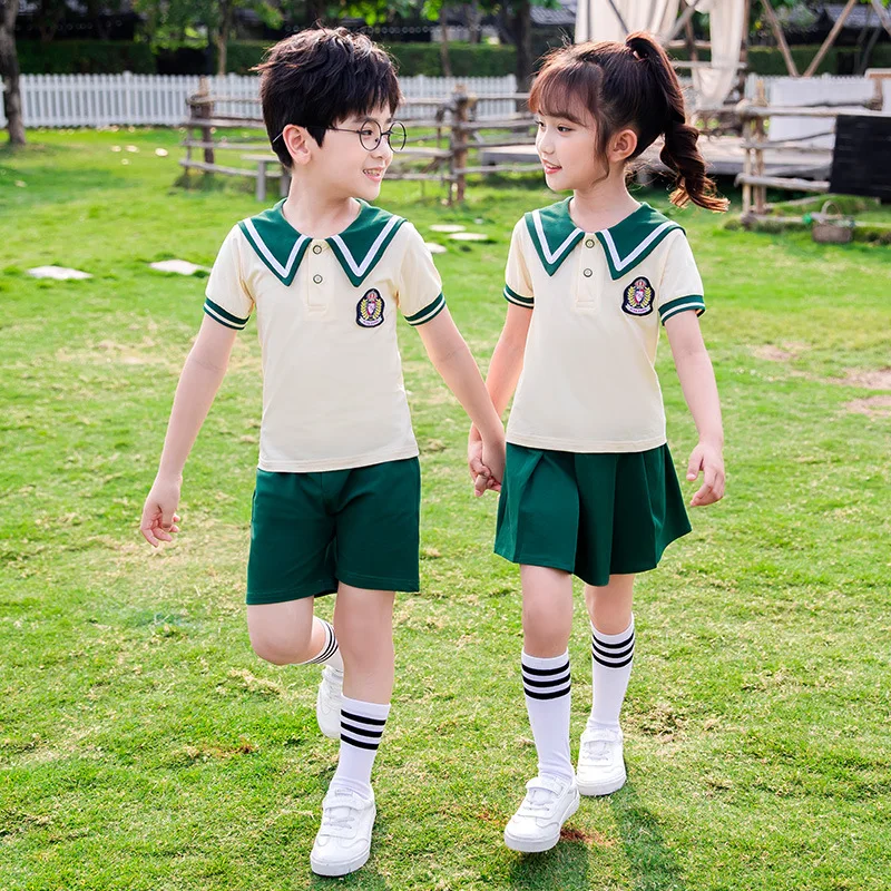 Uniforme escolar japonés coreano para niños y niñas, camiseta de estilo ...