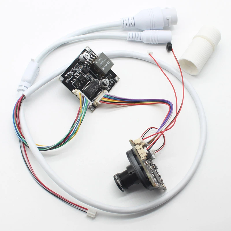Hd 4mp 5mp Ip Cctv Camera Module + 48v Poe Module Poe Cable Network ...