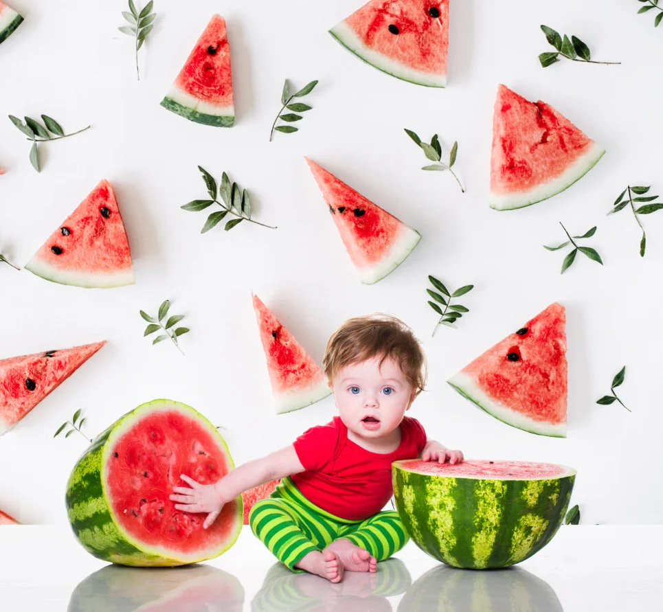 Summer Photography Backdrop Watermelon Children Birthday Background ...