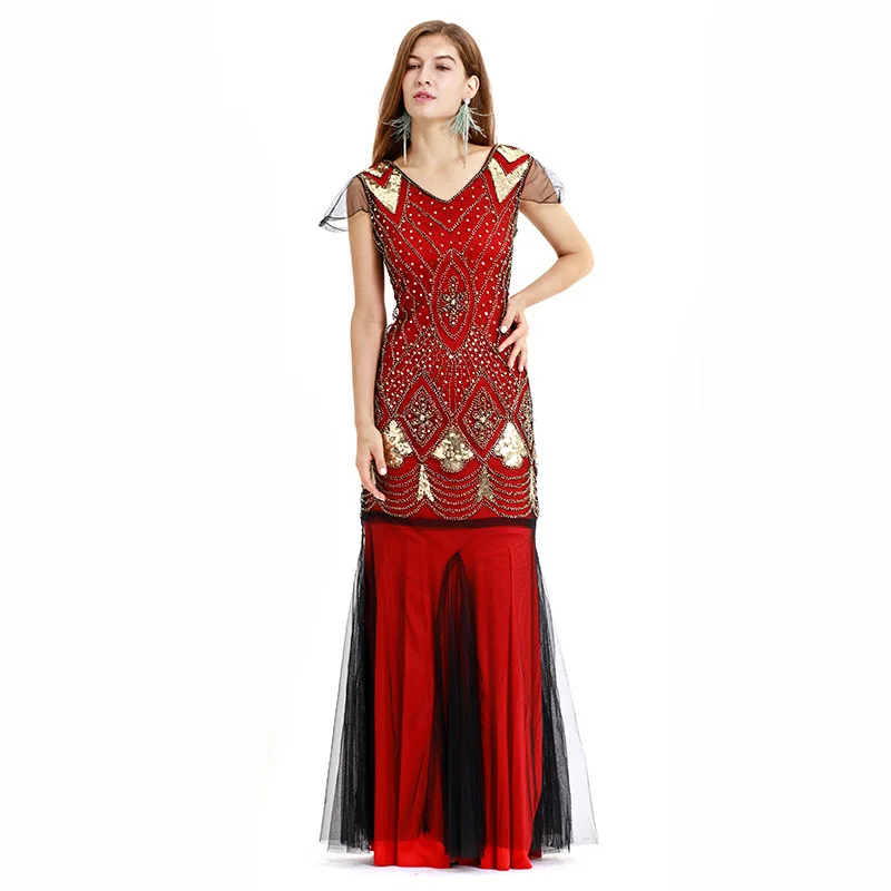 The Great Gatsby Red Prom Dresses