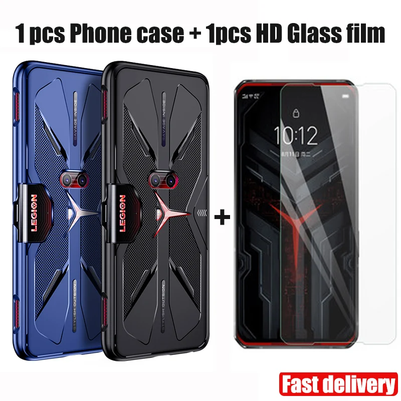 2 in 1 Protective TPU phone Cases + Glass screen protector film For ...