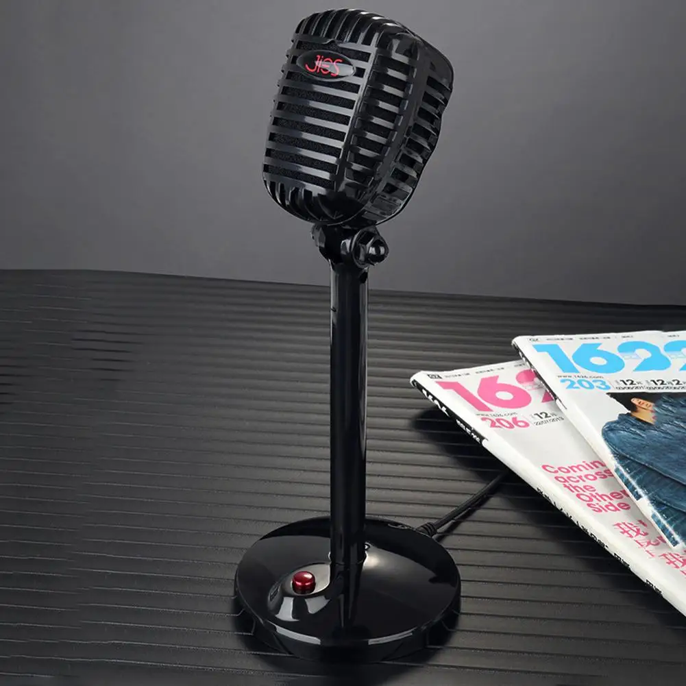 Professionnel-Vintage-Style-Universal-USB-3-5mm-Desktop-Microphone ...