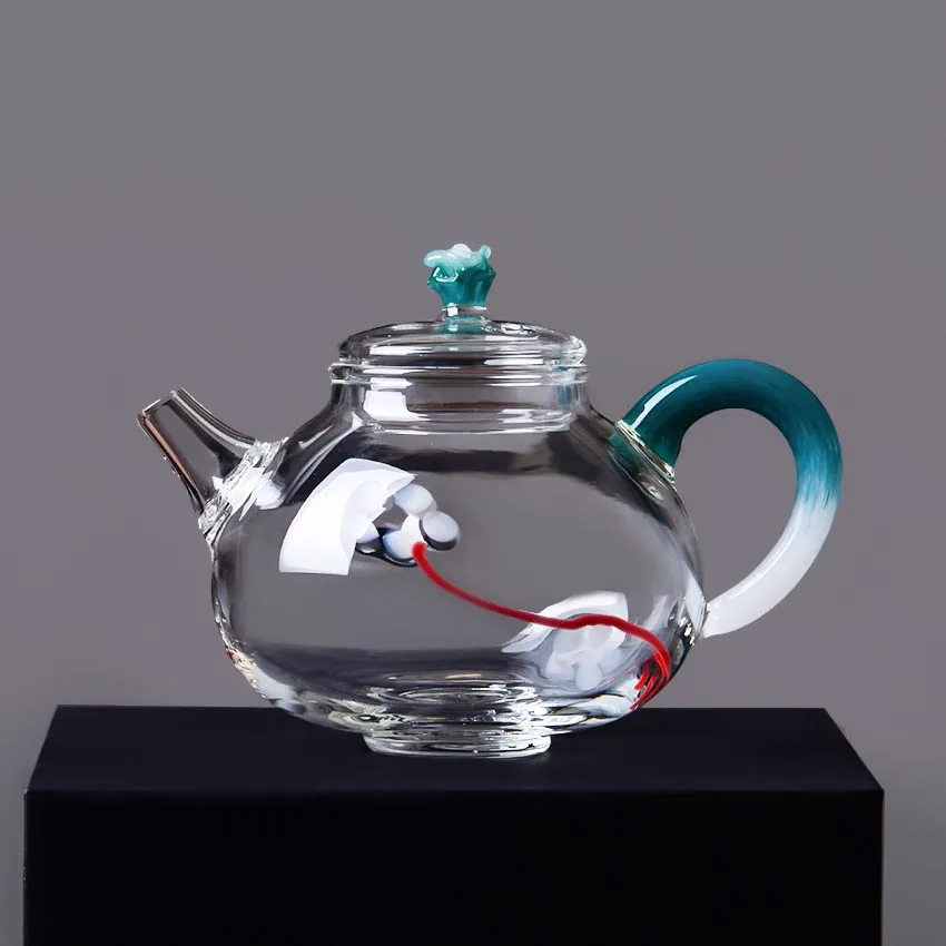 150ml-Handmade-Glass-Teapot-Heat-Resistant-Small-Tea-Pot-Kung-Fu ...