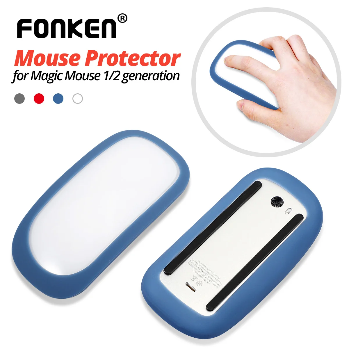 Silicone Mouse Protector Case For Magic Mouse Cute Skin Mice Pouch for ...