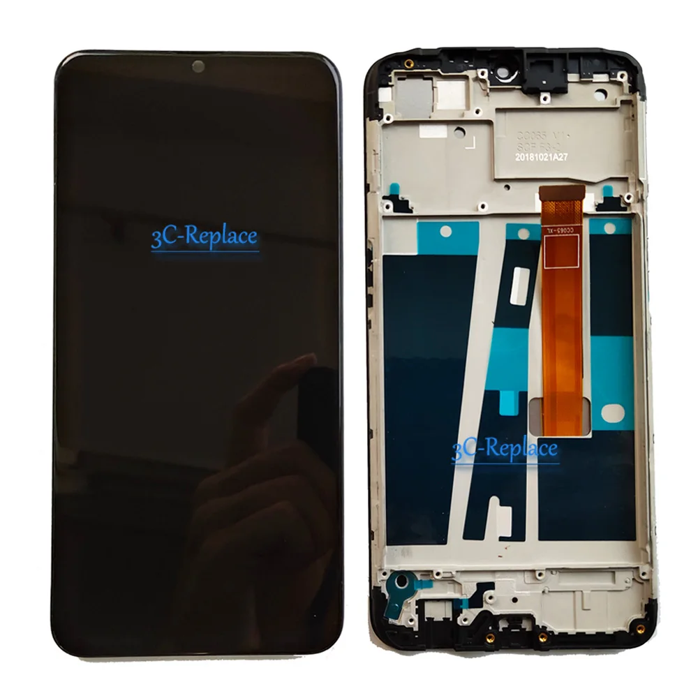 Протестированный черный 6,2 дюймов для Oppo A7 AX7 A7N AX7N ЖК-дисплей ...