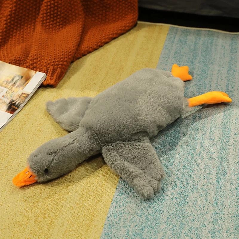 50-190cm Big Goose Plush Toy Kawaii New Style Colorful Huge Duck Pillow ...