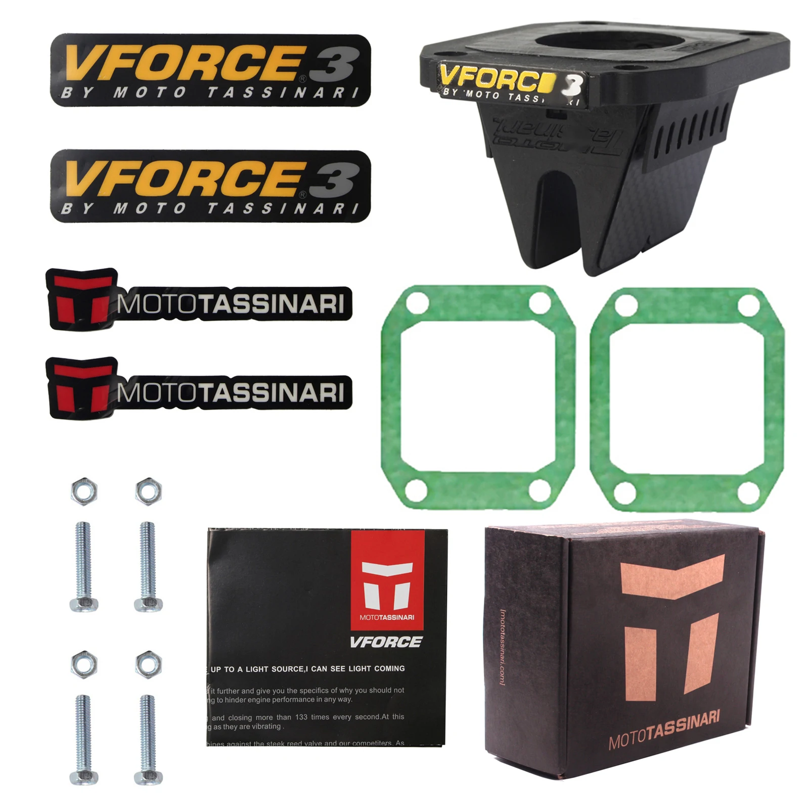 VForce 3 Moto Reed Valve System V381S For V-Force Honda CR80/85 LS DASH