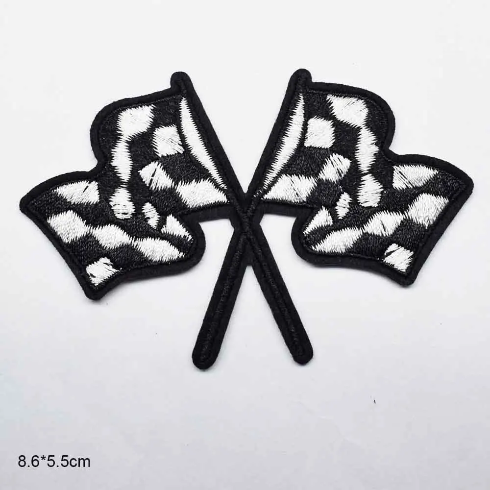 Embroidered Patches Race Car | Lot Car Embroidered Patch | Iron Patches ...