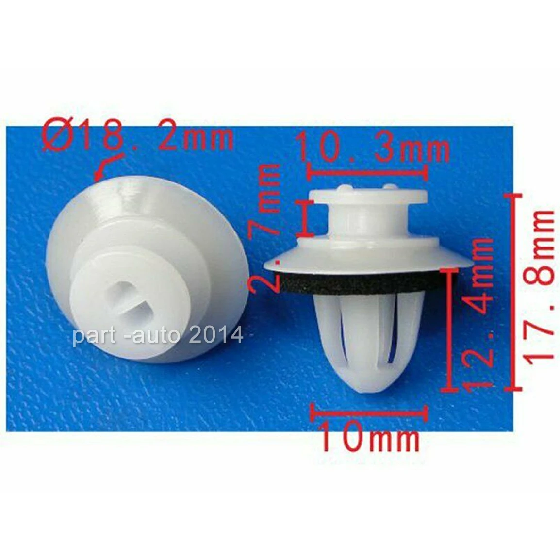 100x / 500x OEM untuk BMW Liftgate Trim Panel Clip 51137065607 Fastener ...