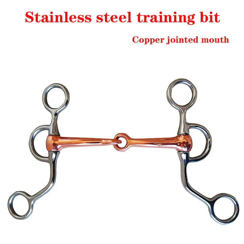 Stainless-Steel-Horse-Snaffle-Training-Snaffle-Bit-Equestrian-Equipment ...