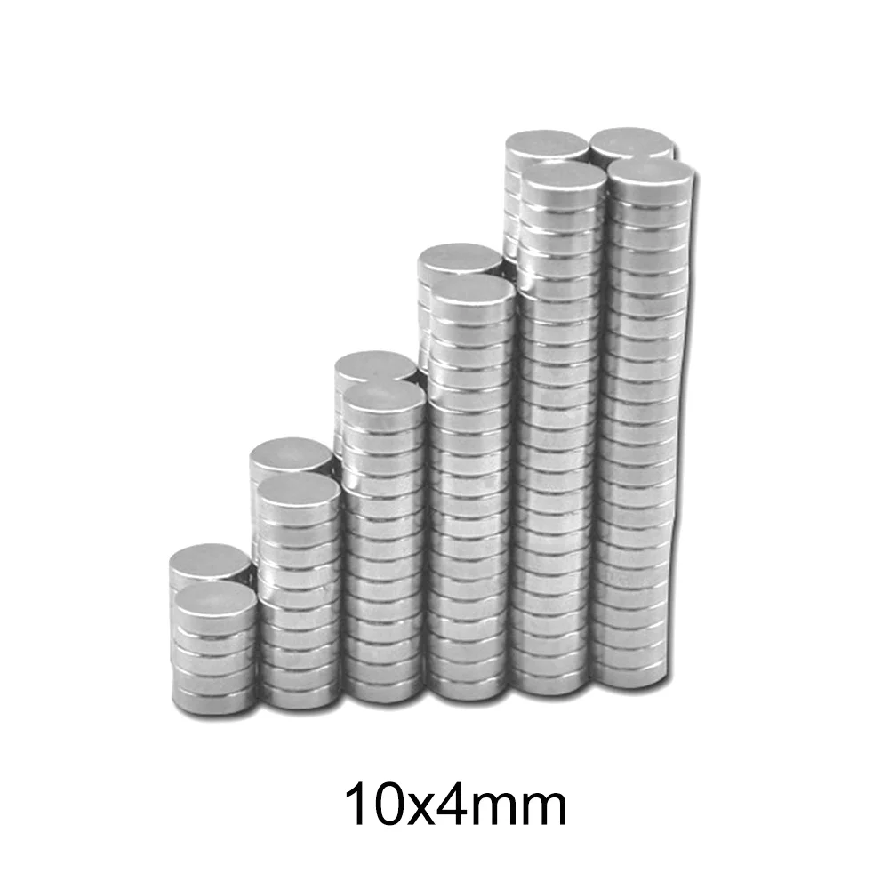 10-200PCS-10x4-mm-Super-Strong-Neodymium-Magnet-disc-10mm-x-4mm ...