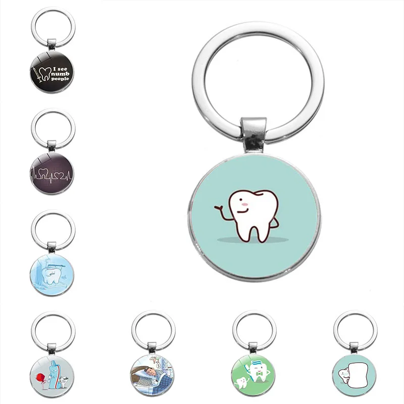 2023-New-Dentist-Dental-Glass-Keychain-Dental-Assistant-Gift-Dental ...