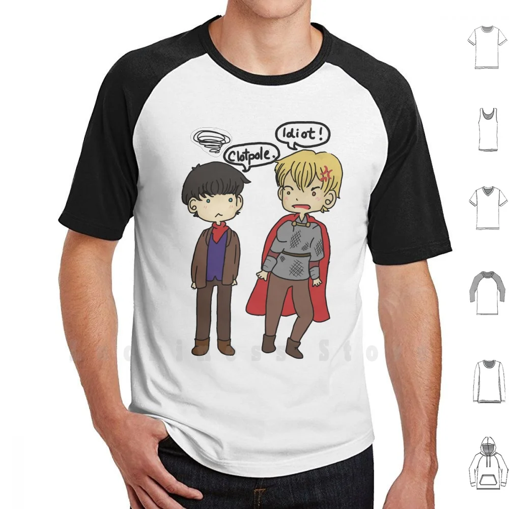 Merlin-Arthur-T-Shirt-Big-Size-100-Cotton-Merlin-Arthur-Merlin-Emrys ...