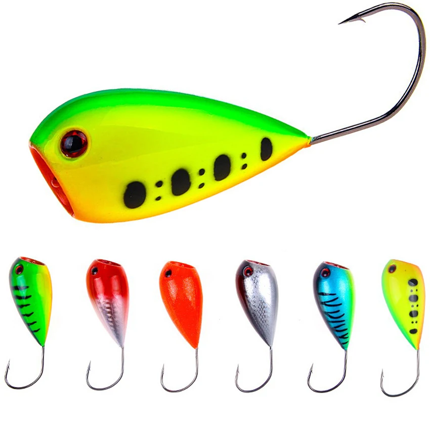 6Pcs/lot Popper Fishing Lure Crankbaits 8cm 13g Poper Lures Artificial ...