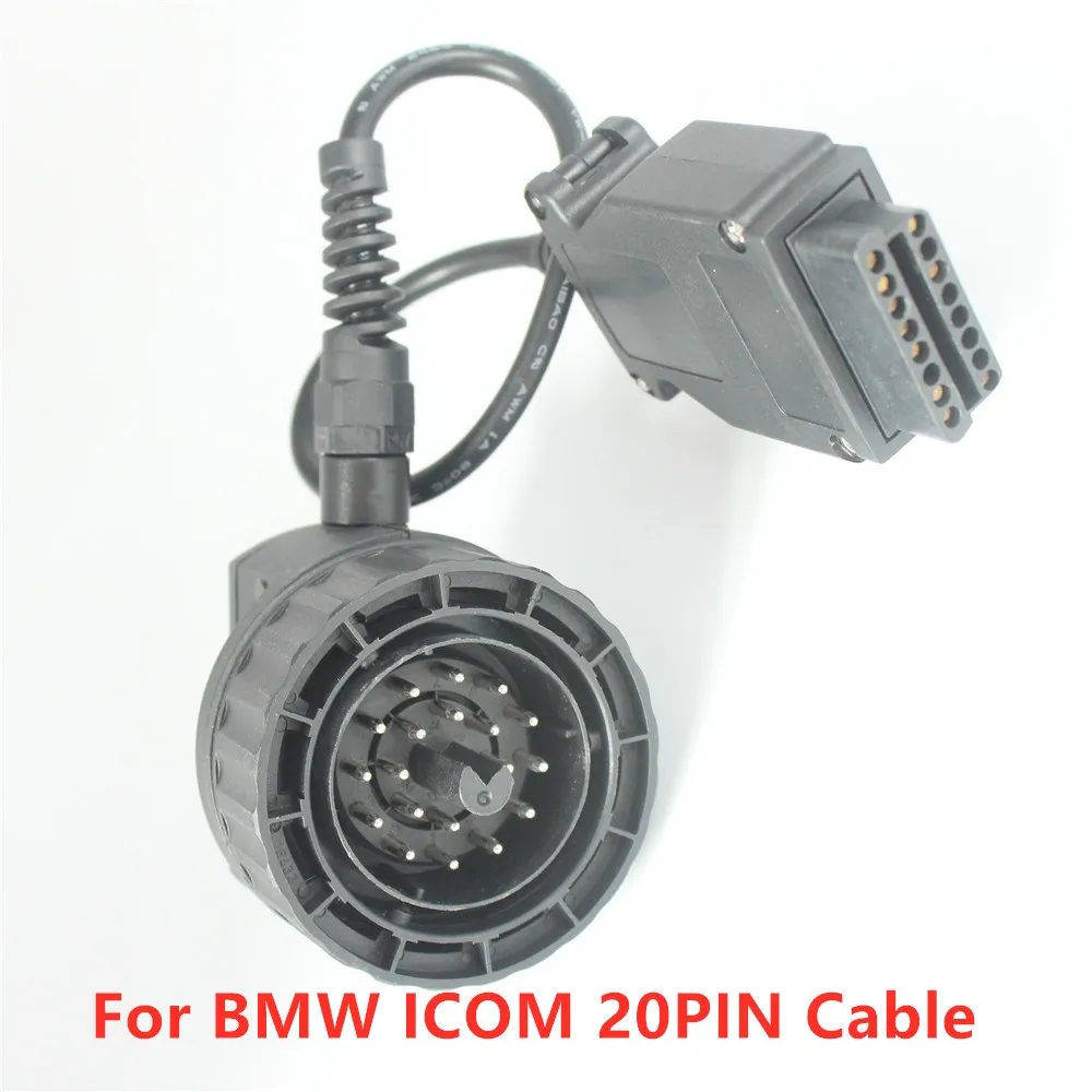 Old 20pin Car Cable For Bmw Icom A2 Next Diagnostic Tool Obd2 16pin ...