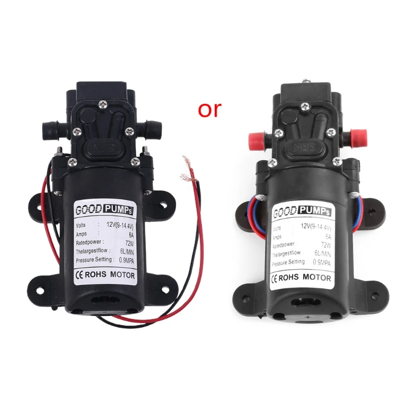 Mini Electric Water Pump Dc 12v 72w High Pressure Micro Diaphragm Water ...