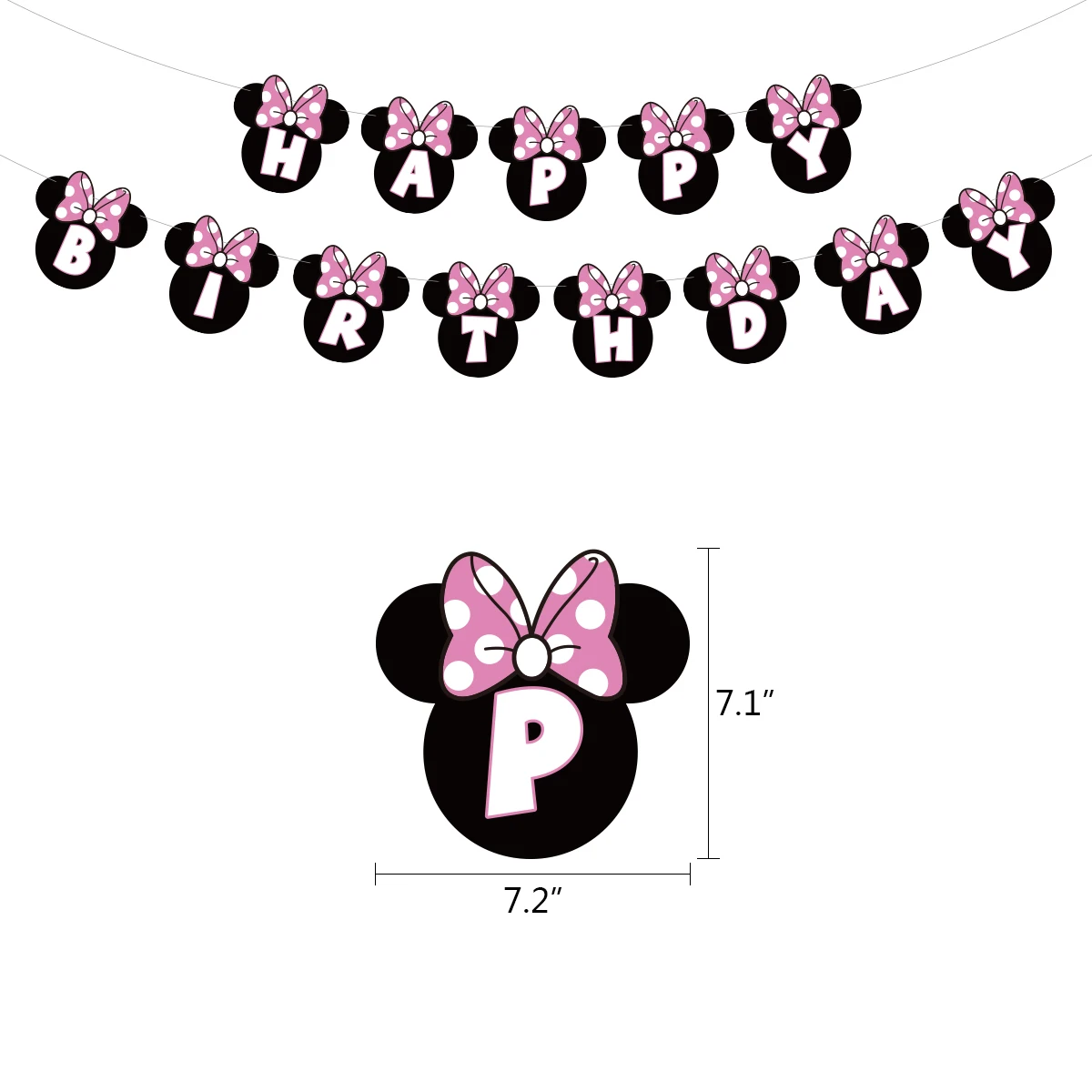 Minnie Mouse Birthday Banner Printable