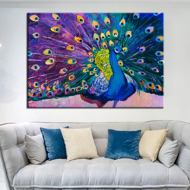 Dibujo Abstracto De Pavo Real