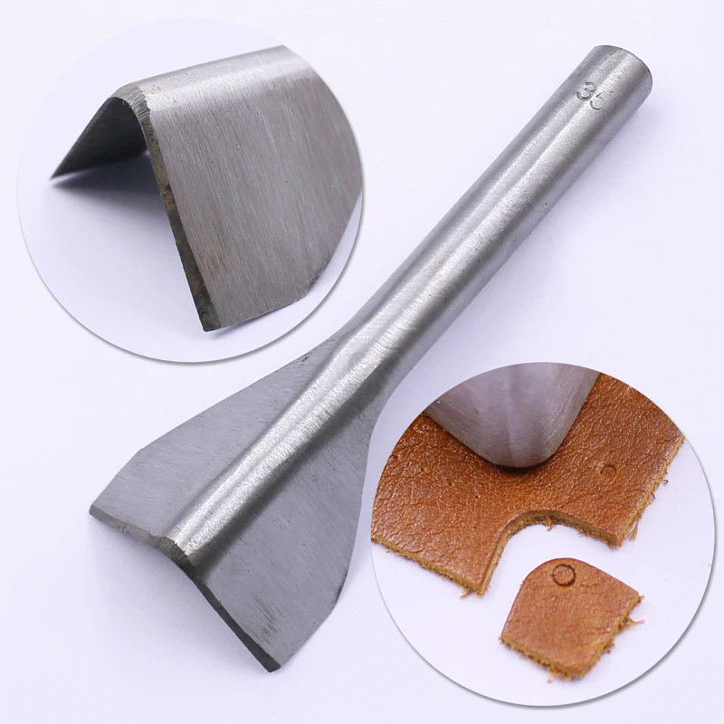 XUNZHE-1pc-DIY-handmade-leather-belt-V-Puncher-shaped-cutterLeather-cut ...